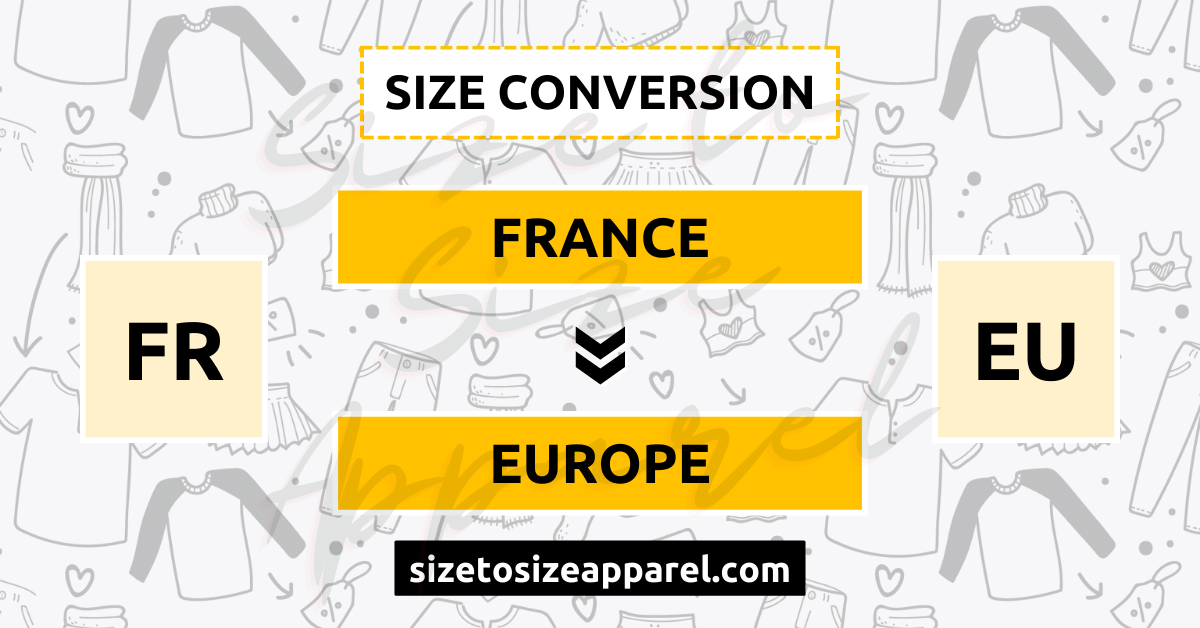FR (France) Size 40 to EU (Europe) Size Conversion - Men's Tops - Size ...